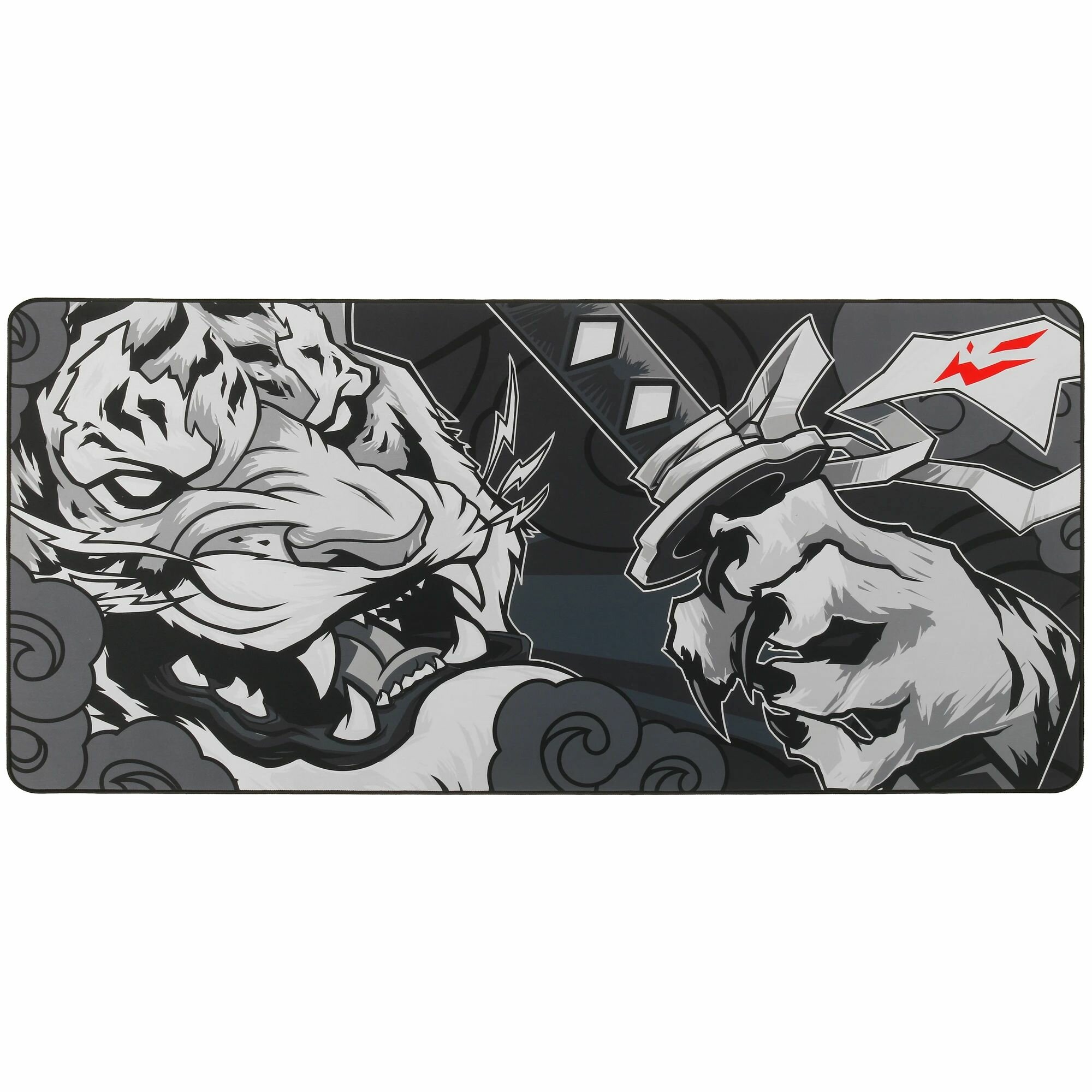 Коврик ARDOR GAMING GM-XXL Asia Tiger Black and White (2XL) разноцветный