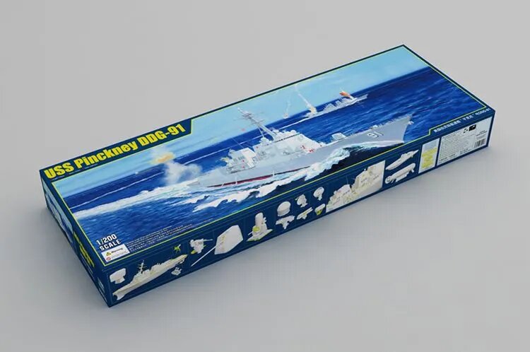 1/200 Arleigh Burke Class USS Pinckney DDG-91 Ракетный эсминец сборная модель корабля