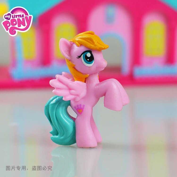 My Little Pony, розовый пони с золотой гривой, Color: J
