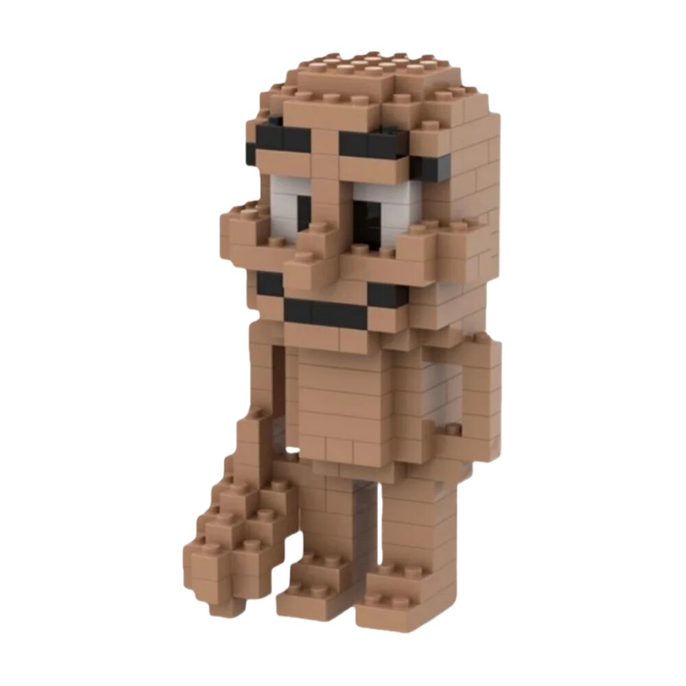 Конструктор MINISO TungTungTung Коричневый 6445-No Box
