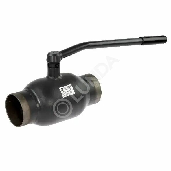 Шаровой стальной кран RJIP Premium WW DN25, PN40, Kvs = 34 м3/ч, под приварку, с рукояткой, стандартнопроходной, Тмакс. 180°С, Ридан 065N0110GR