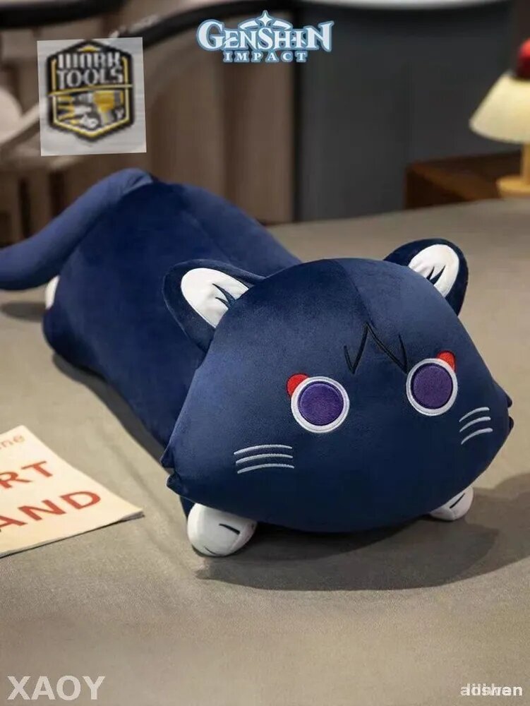 Мягкая игрушка Скарамучча Кот 70 см, плюшевая игрушка для детей и взрослых, подарок
