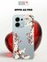 Чехол на Oppo A6 Pro / Оппо A6 Про с принтом Красивые веточки с цветами