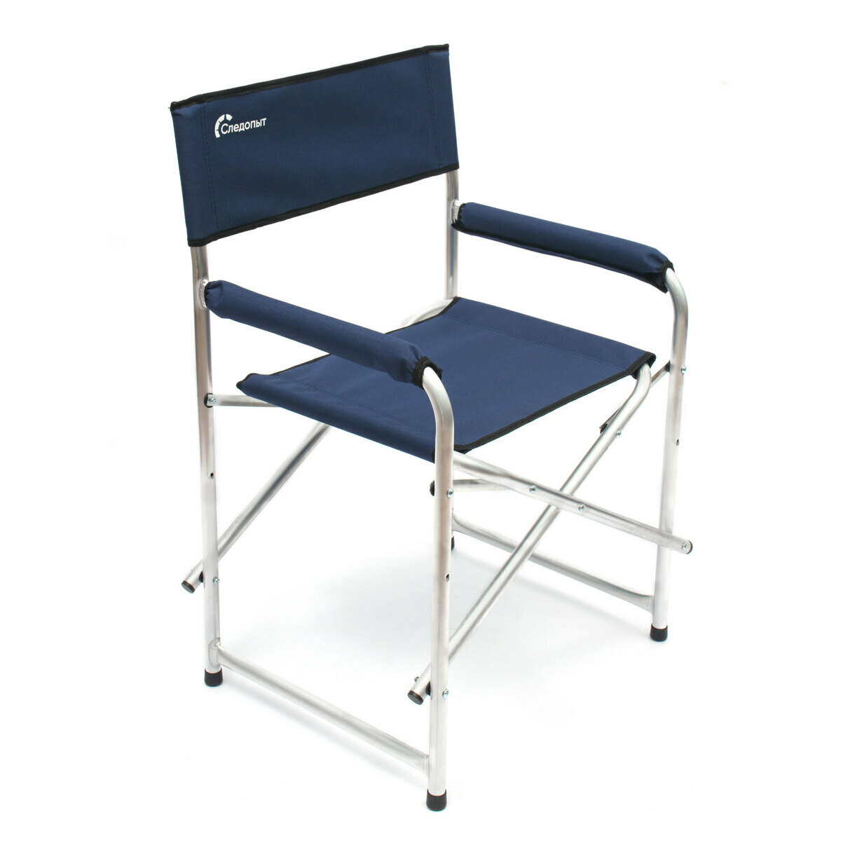 Кресло складное следопыт, 560х470х830 мм, алюминий 22 мм, синий, PF-FOR-SK18