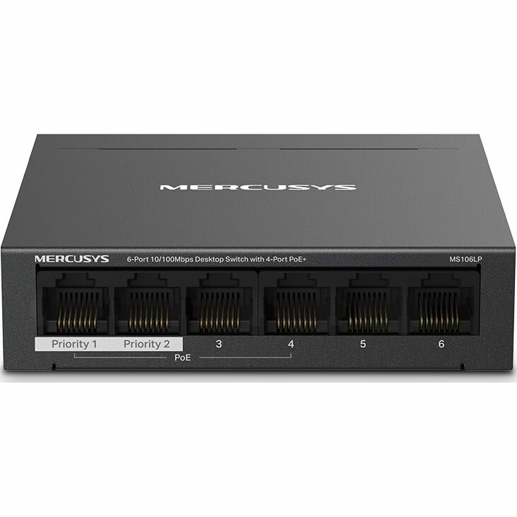 Mercusys MS106LP Коммутатор POE
