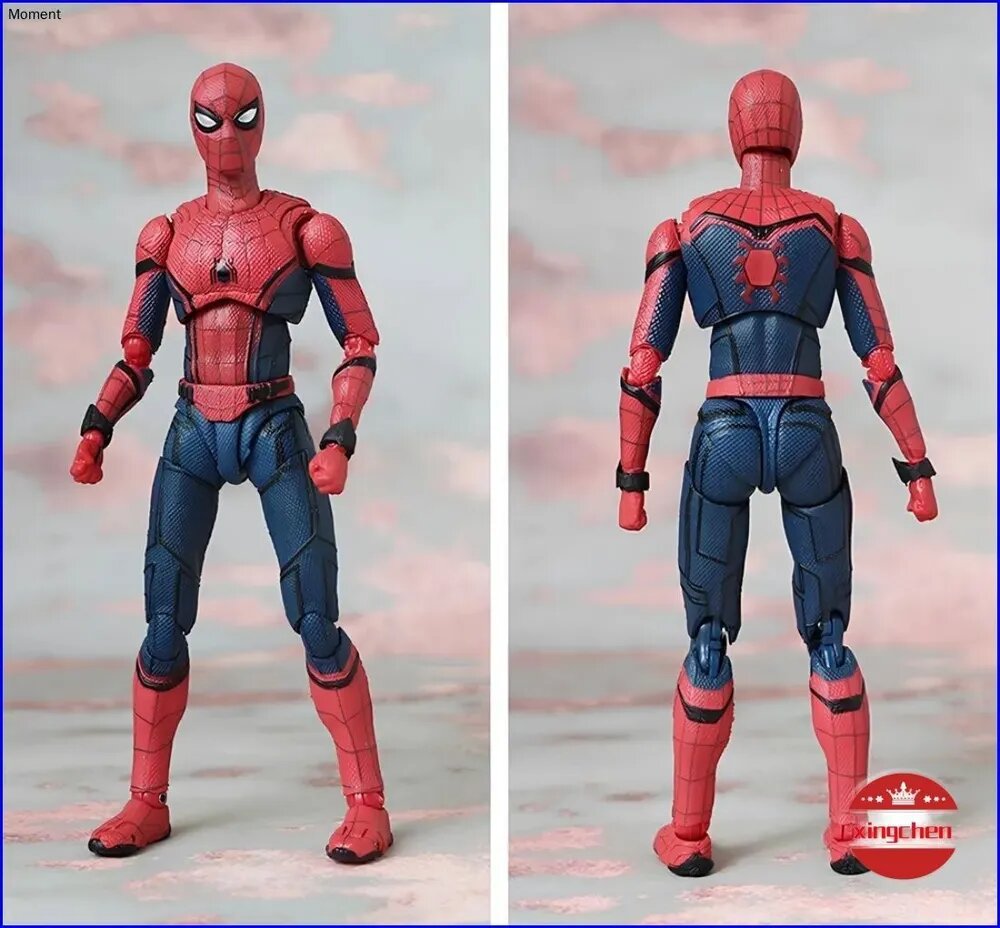 Фигурка Spider-Man Homecoming Человек-Паук 15 см Красивый цвет W879 - Коллекционная пластиковая игрушка для мальчиков — фото 1