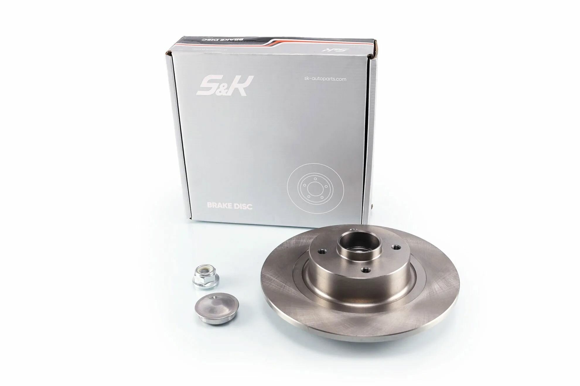 Диск тормозной задний S&K SKBD2195 Renault Megane II 2003->, Scenic II 2003->, Grand Scenic II 2005-> с подшипником