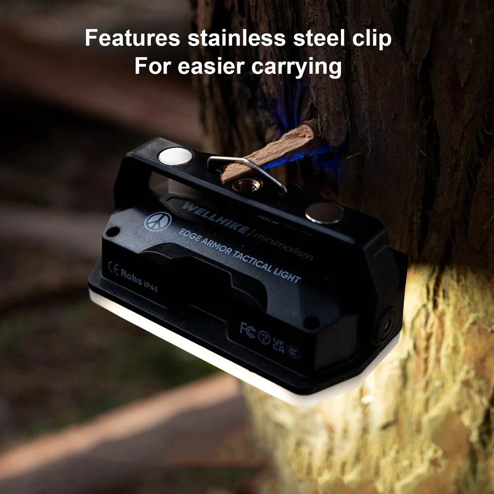 WELLHIKE minimalism Крепление для фонаря EDGE ARMOR TACTICAL LIGHT, 750LM, 4000mAh, Type-C — фото 1