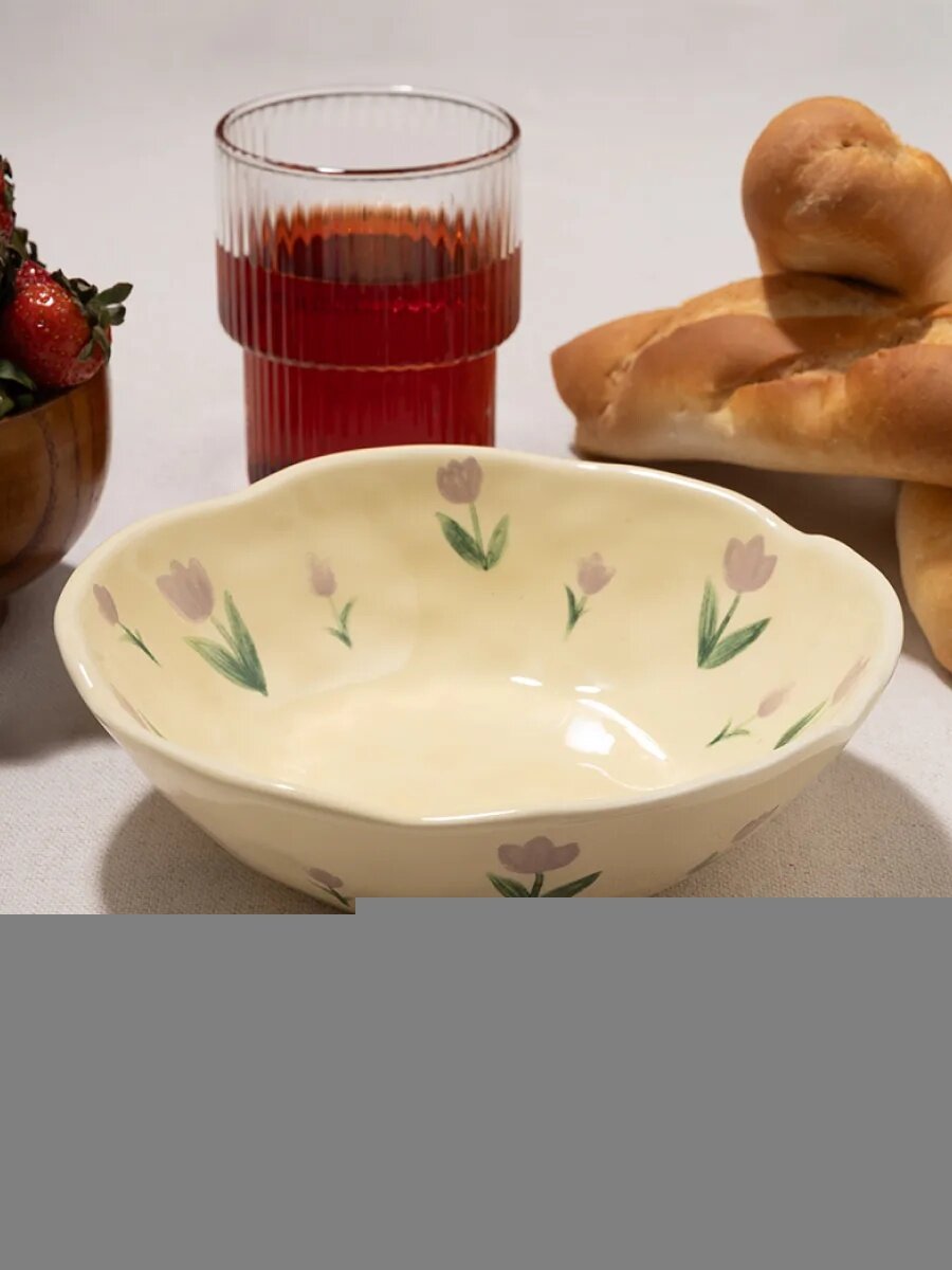 Тарелка от бренда "Тепло в руках" - "Pinterest", керамическая, ручная работа, 17 см, бежевая