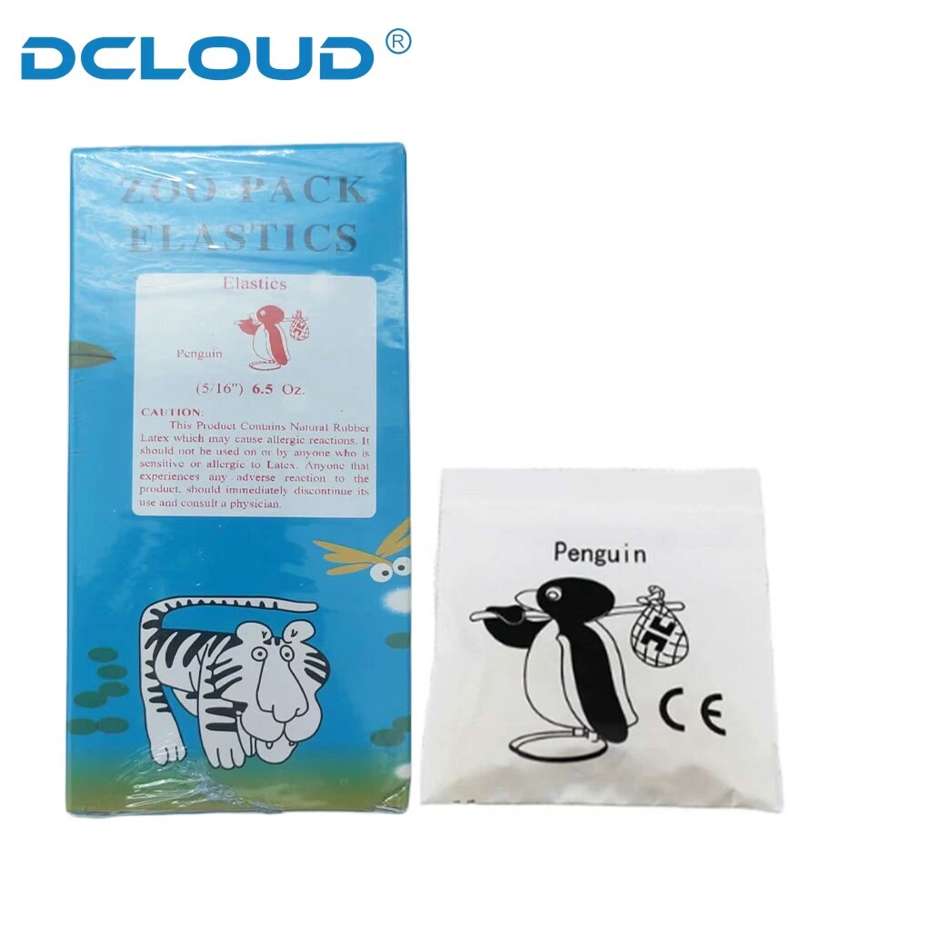 Ортодонтические резинки DCLOUD 5000 шт, 2.5/3.5/5.0/6.5 унции 6.5OZ Penguin