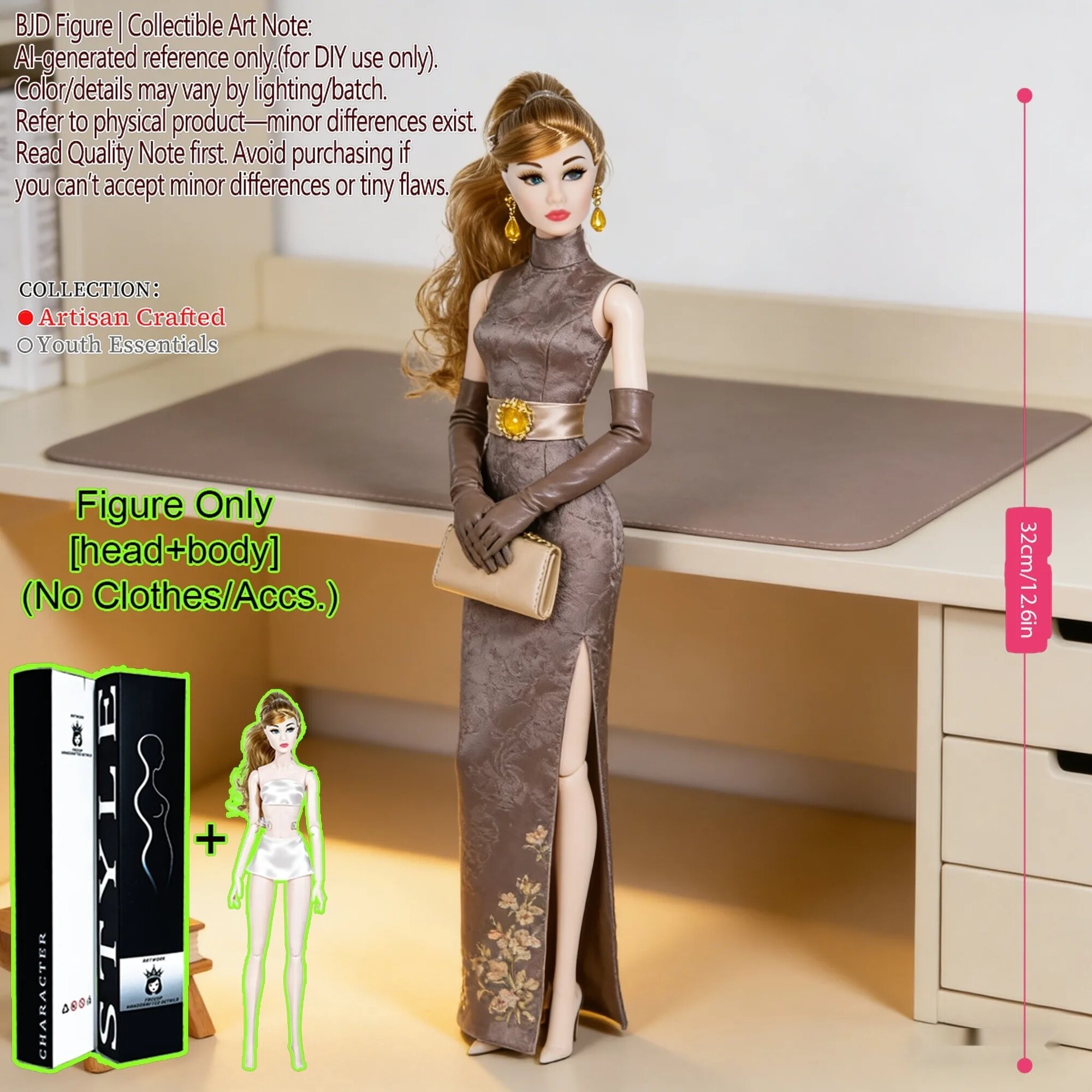 BJD кукла 12 дюймов, TypeI, пластик