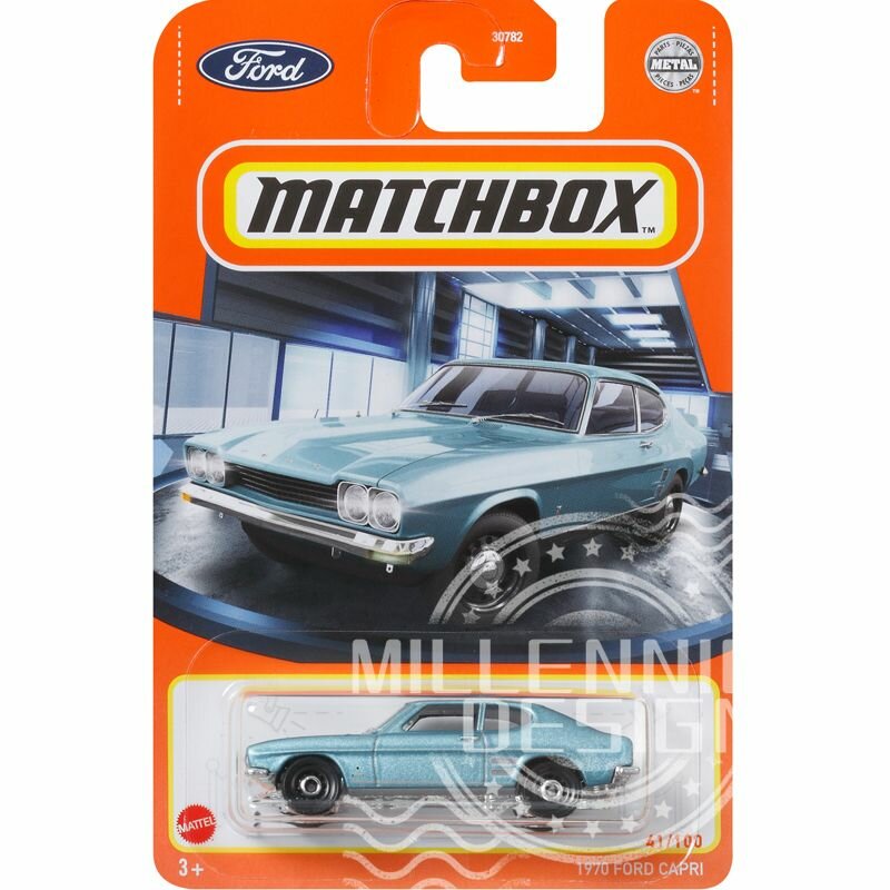 Mattel Matchbox Модель автомобиля из сплава 1:64, Новая модель 2025 года, Серия 25K(K41-1970Форд)