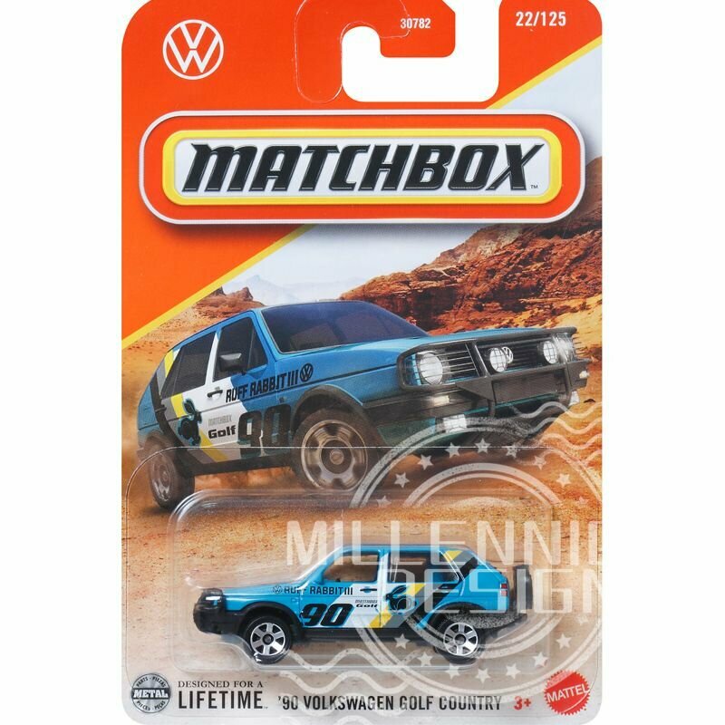 Mattel Matchbox Модель автомобиля из сплава 1:64, Новая модель 2025 года, Серия 25K(K22-Внедорожник Volkswagen)