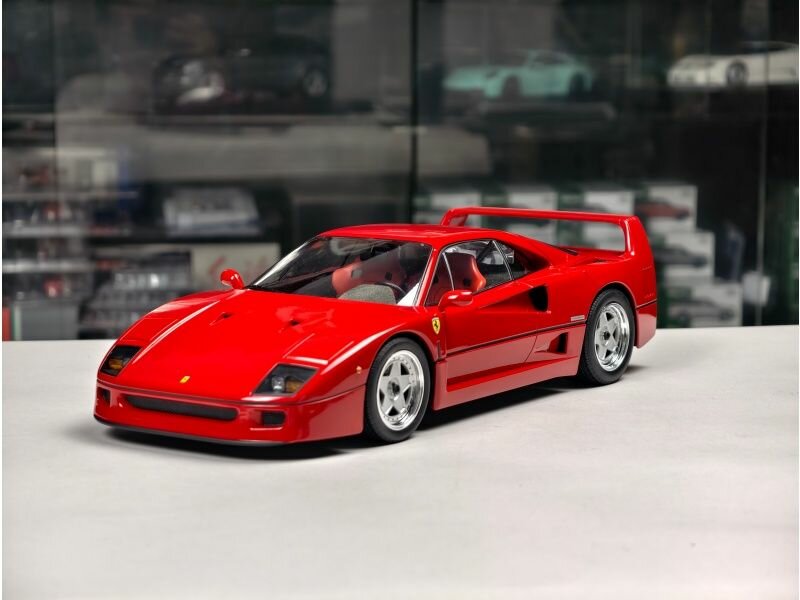 Коллекционная модель Ferrari F40 1987 1:12 от Norev, металлическая модель Ferrari