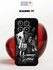 Черный матовый чехол на Xiaomi 17 / Сяоми 17 с принтом Конец игры