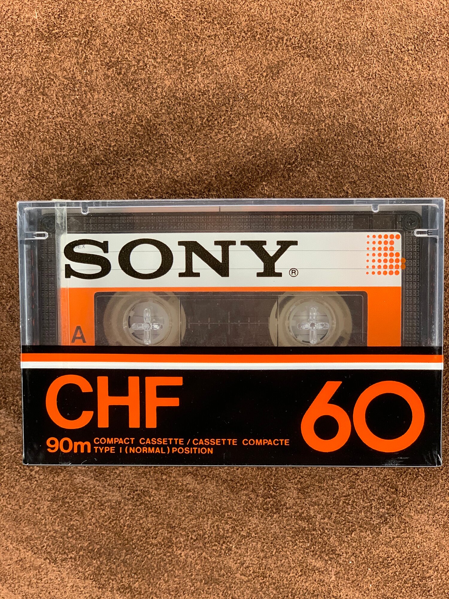 Аудиокассета легенда Sony CHF 60 новая в заводской плёнке (1шт.)