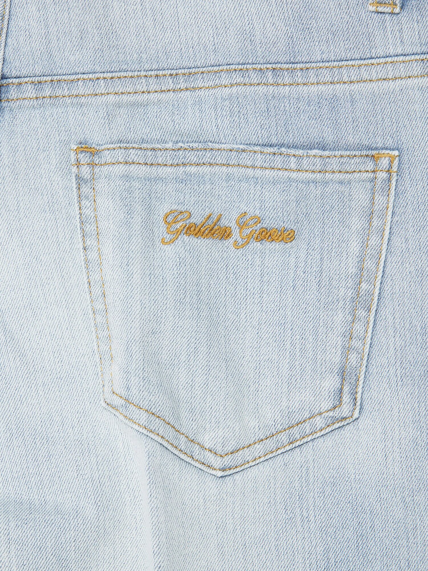 Джинсы Golden Goose bootcut, размер 8 лет, синий — фото 1