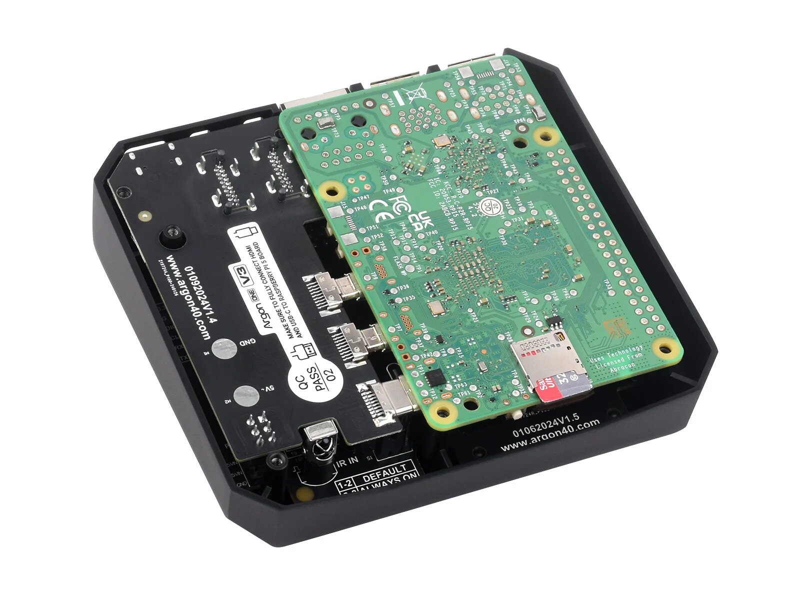 Корпус Waveshare Argon ONE V3 для Raspberry Pi 5 с M.2 NVMe — фото 1