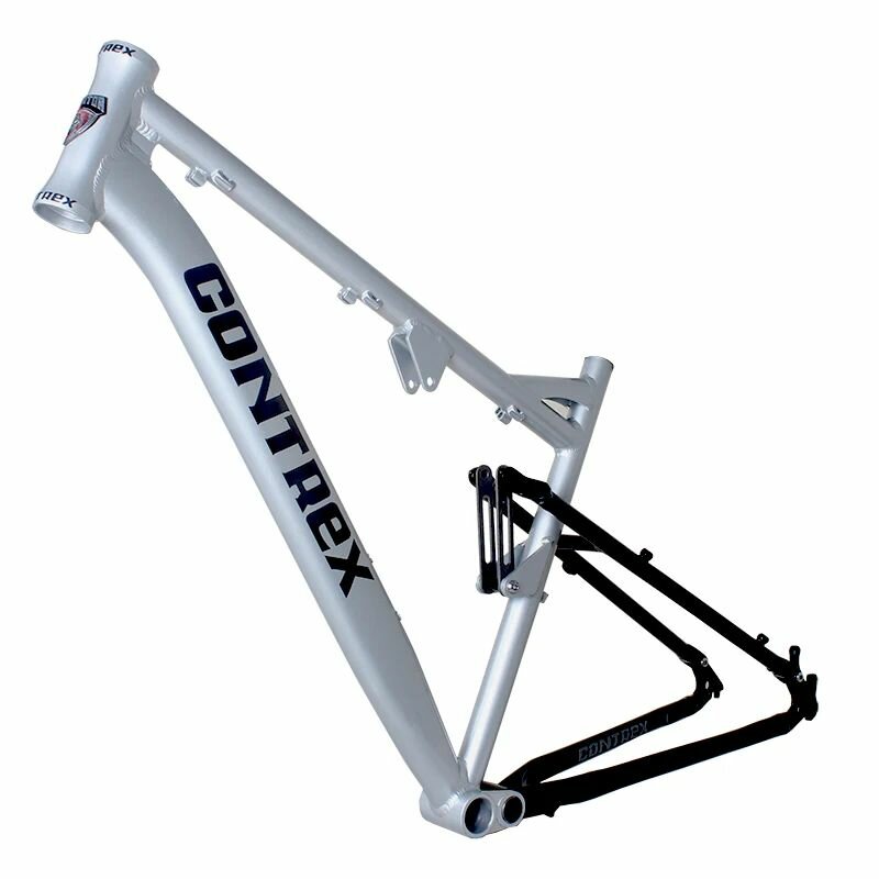 Рама горного велосипеда, 26/27.5 дюймов, алюминиевый сплав, двухподвес, для даунхилла крепление под дисковые тормоза