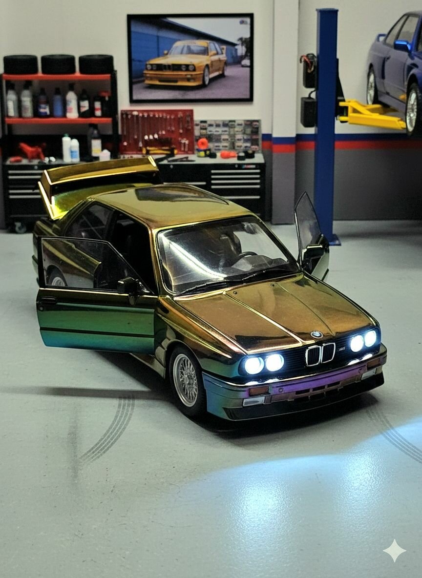 Металлическая инерционная машинка (модель автомобиля) BMW БМВ М3 1:24