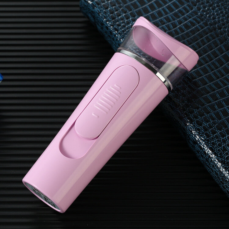 Портативный перезаряжаемый паровой аппарат для лица с большим резервуаром для воды, мини-косметическое устройство, которое может распылять молочко, нано-распылитель для увлажнения.