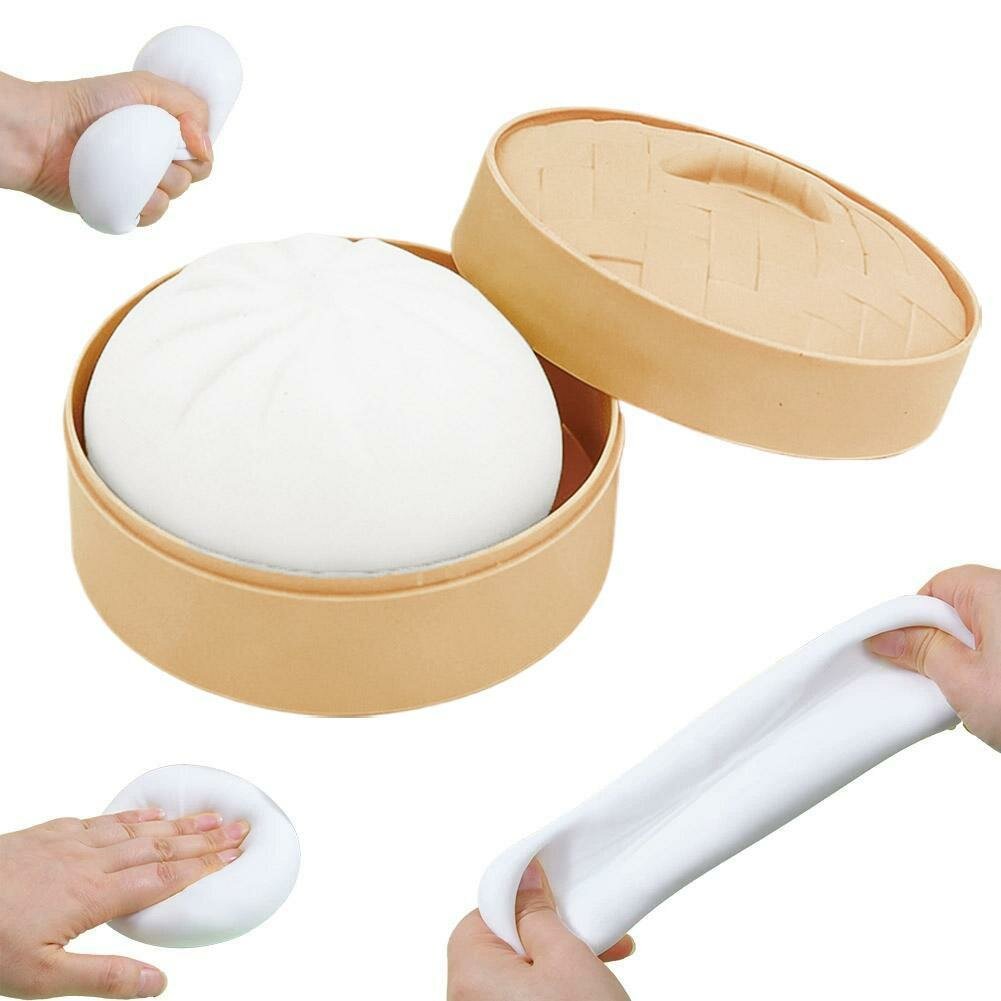 Антистресс-игрушка Музыка в стиле пинч в форме пирога baozi 6см мягкая многоцветная для расслабления