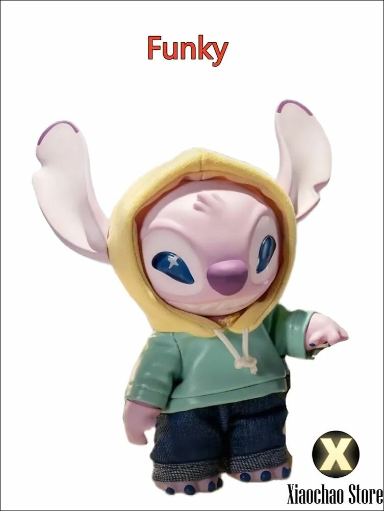 Фигурка MINISO Disney Stitch GenZ Street, Funky, оригинал, распакован для проверки стиля
