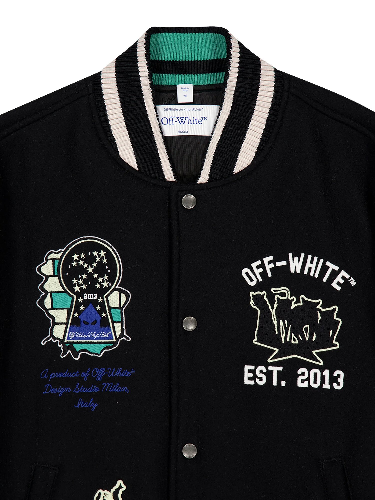 Куртка Off-White Black Panthers, размер 48 — фото 1