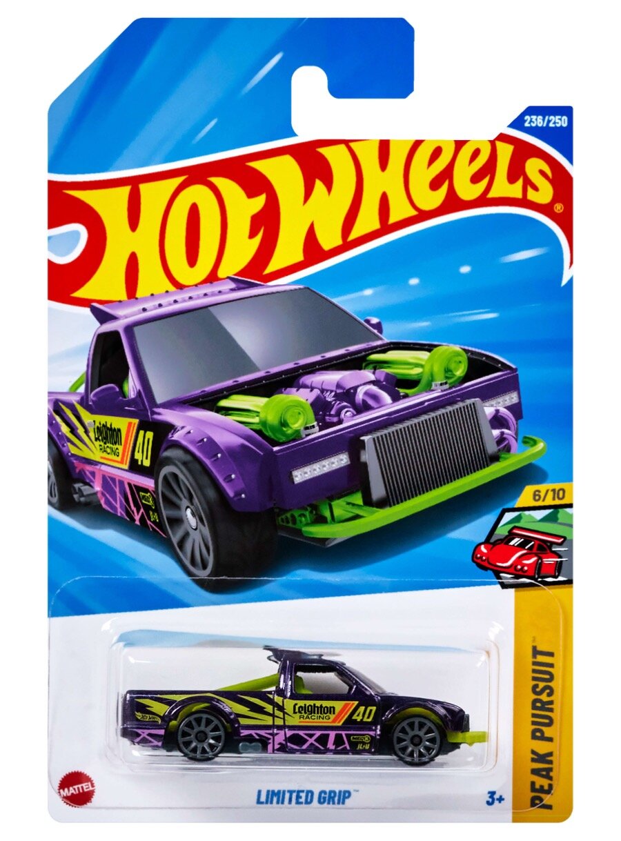 JBB44 Hot Wheels машинка металлическая игрушка коллекционная масштабная модель Limited Grip кейс 2025