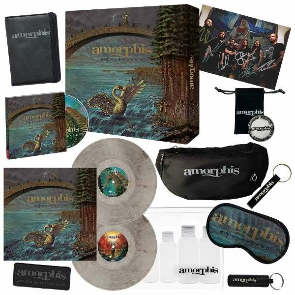 Виниловая пластинка Amorphis - Borderland (Limited Collector's Edition Box Set) (Crystal Clear Silver W/ Black Marble Vinyl) (2 LP, 1 CD) (1 CD)
