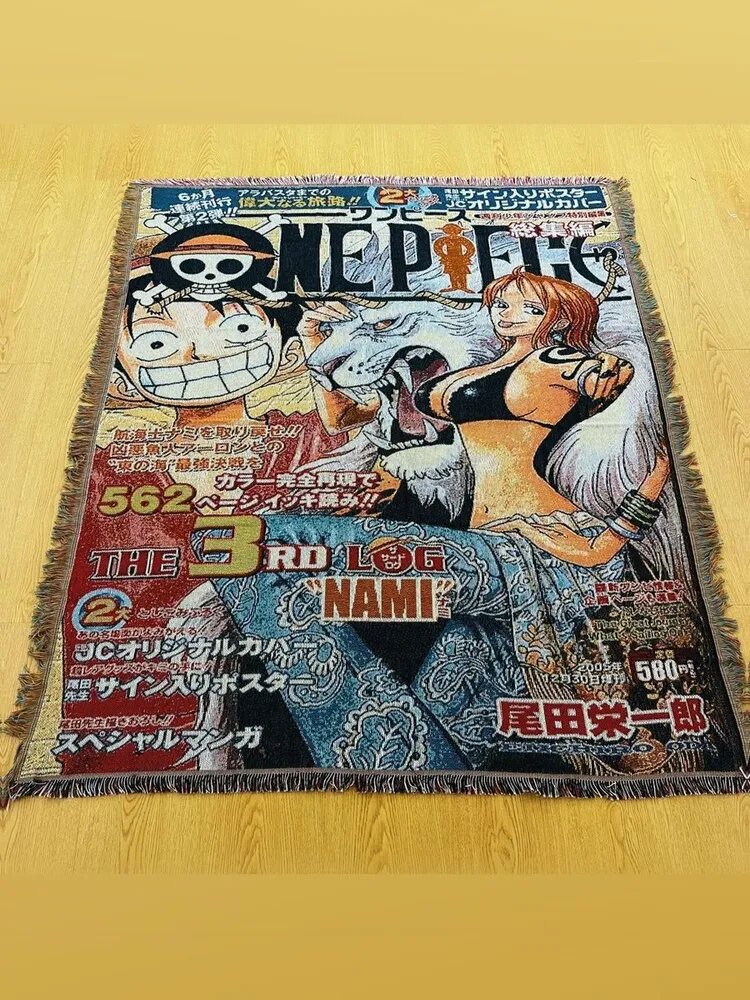 Гобелен One Piece 160x130 см - Яркий декор для дома, Аниме