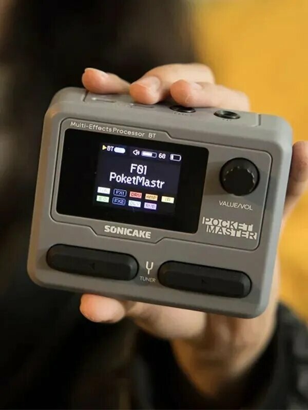 Sonicake Pocket Master Портативная мультигитарная педаль эффектов, более 100 встроенных эффектов