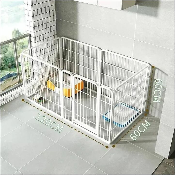 Клетка для собак/подходит для собак мелких и средних размеров/железный материал/