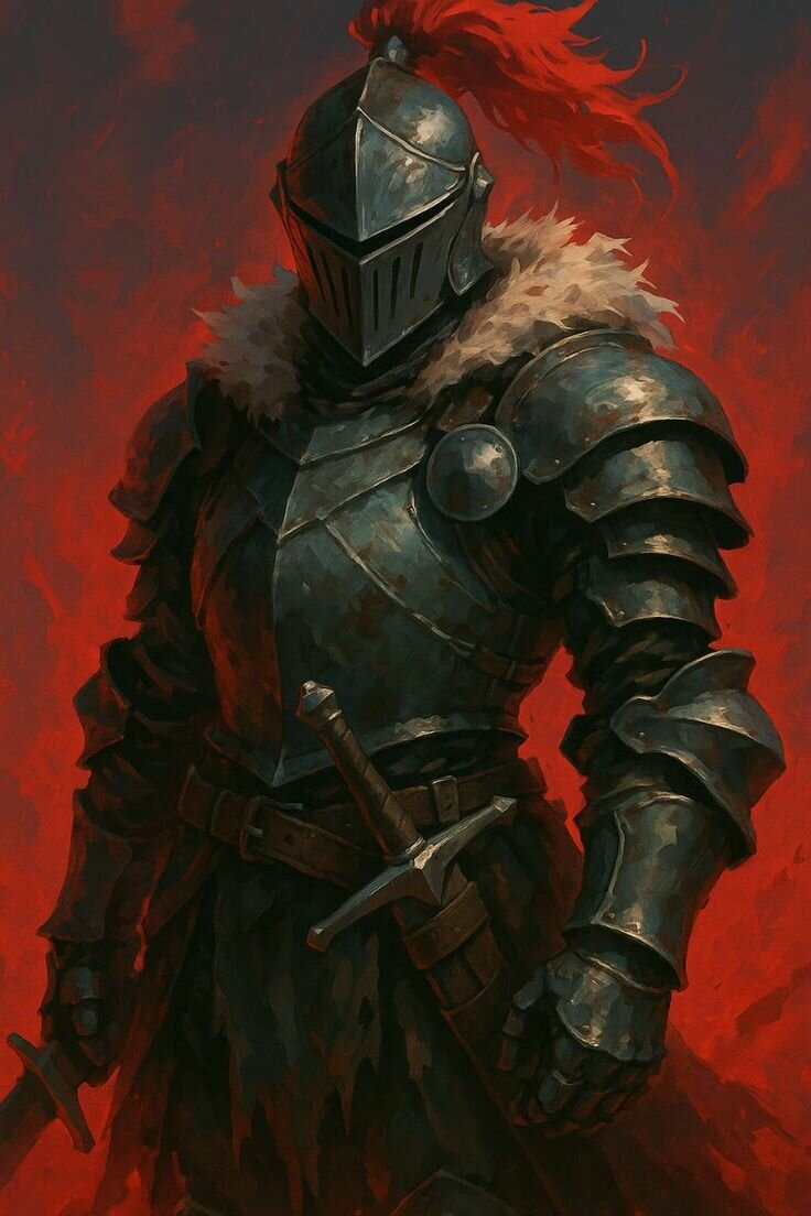 Алмазная живопись "Dark Souls: Арториас II", 5D, круглая, 40x50 см. Производитель: Brose Art.