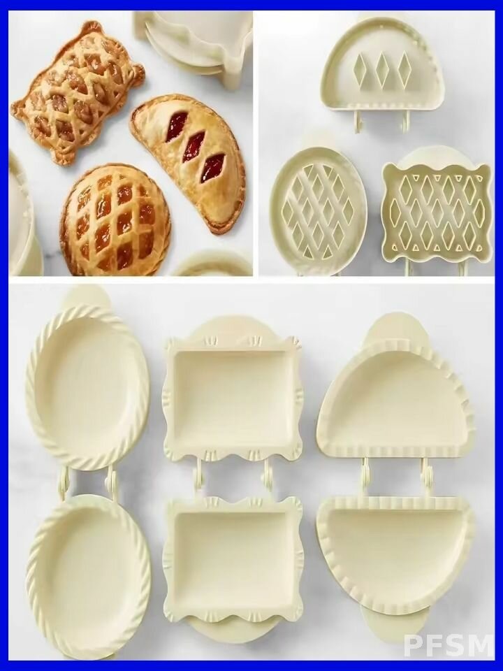Эксклюзивный набор из трех универсальных форм для выпечки пряников и пирожков