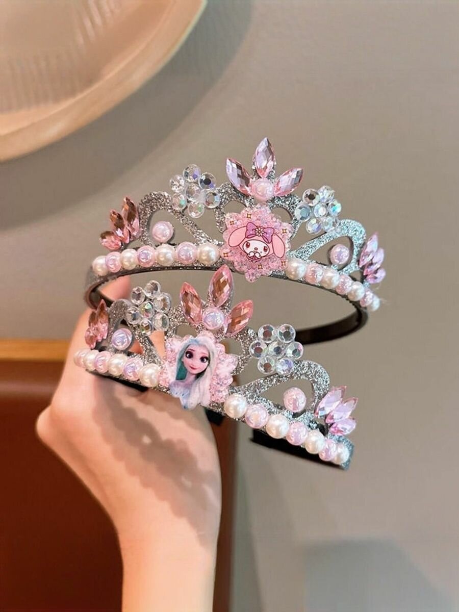 Диадема ACHU. Корона детская для девочек. Украшение для волос свадебное.