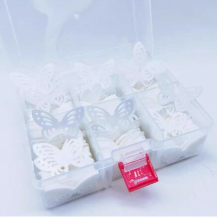 Украшение для торта, ажурные бабочки из рисовой бумаги, креативное украшение для блюд и холодных закусок, красочные ажурные бабочки.