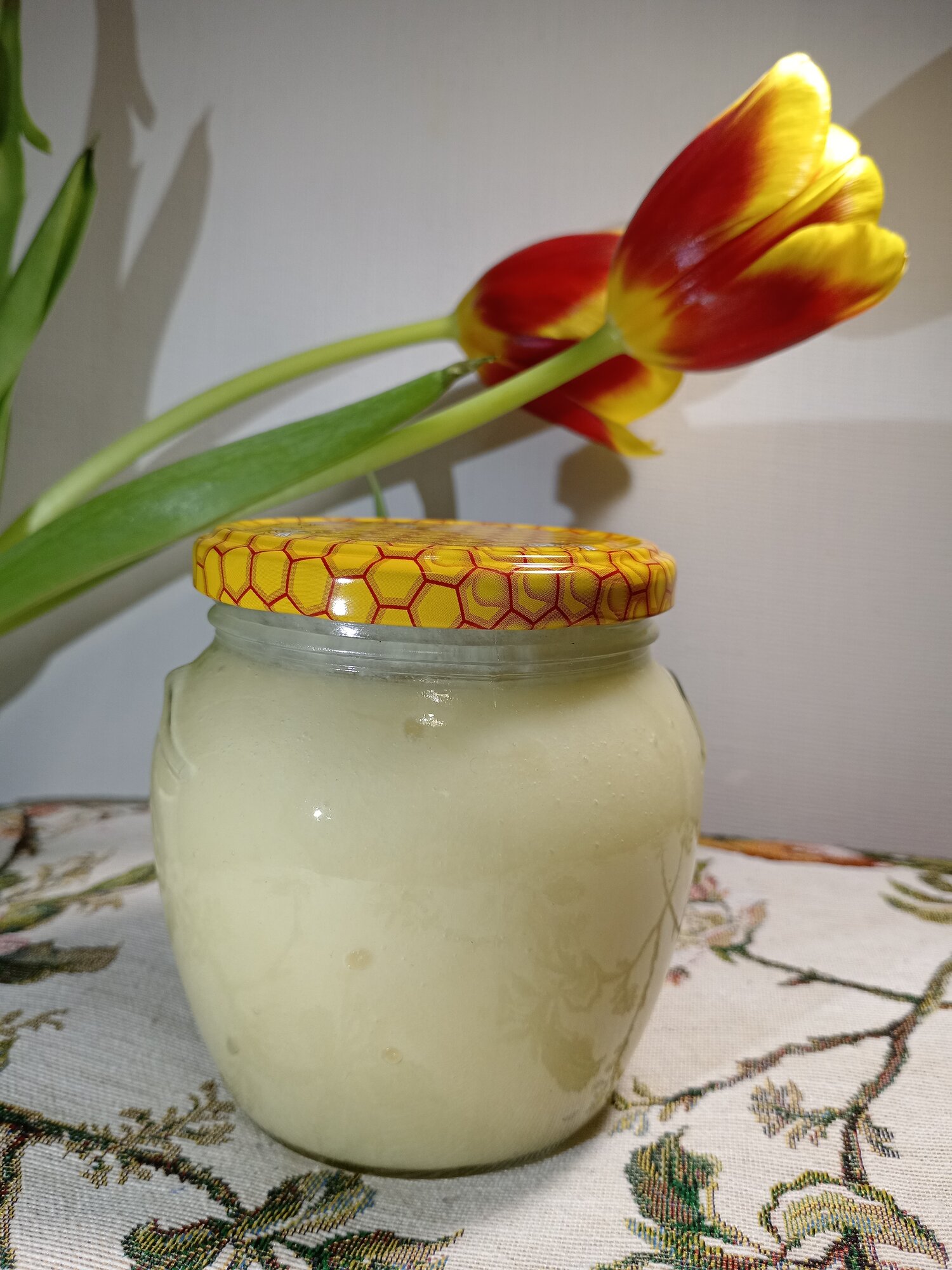 Мед липовый, натуральный, пчелиный, сбор 2025, с личной пасеки. 620гр