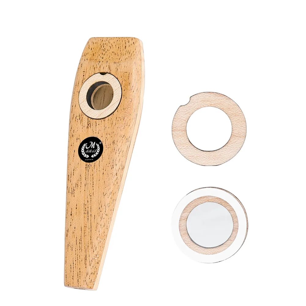 Деревянный духовой инструмент Kazoo, очень простой в освоении и игре музыкальный
