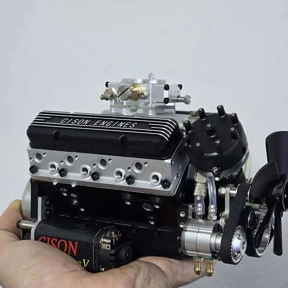 Сборная модель двигателя внутреннего сгорания CISON V8 1/6 масштаб