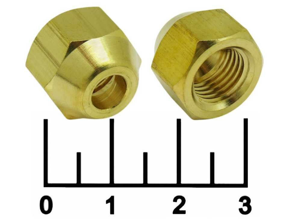 Гайка для трубки кондиционера под трубу 1/43/8 бронзовая (010157(D3))