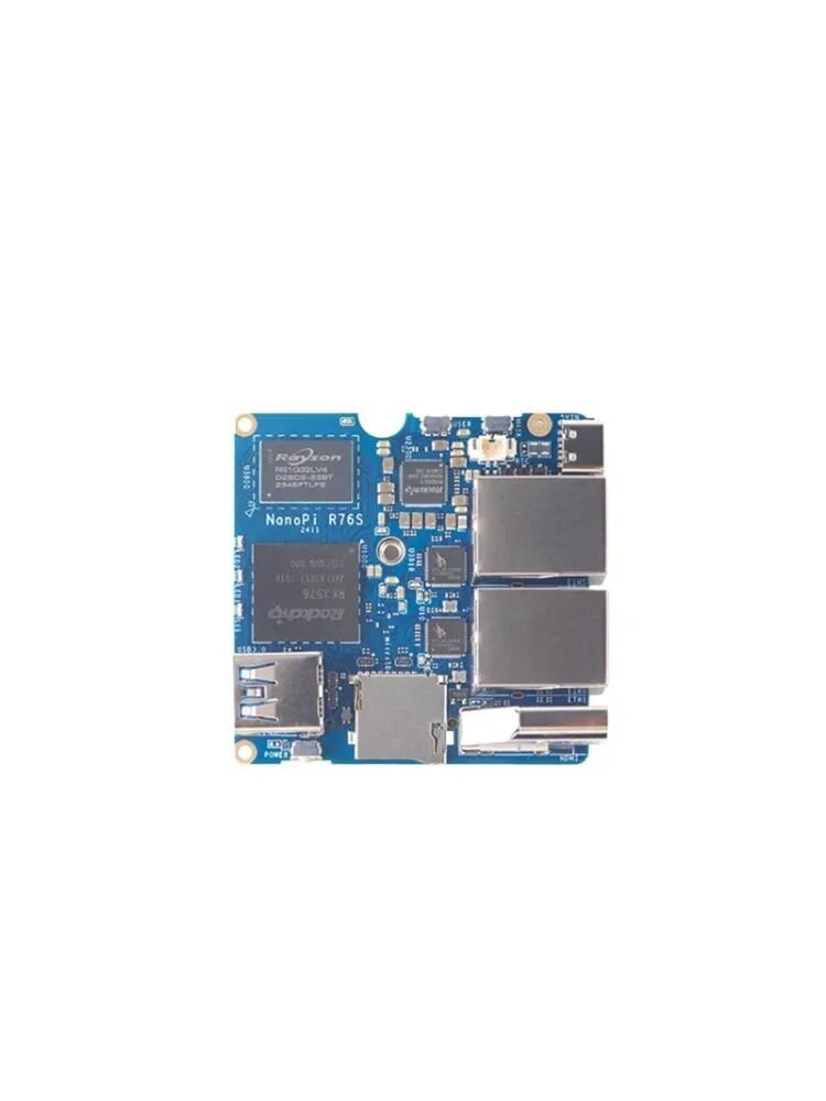 MiiBestOD NanoPi R76S Пластина 2GB RAM +32GB eMMC Контроллеры Бордовый 1шт Китай