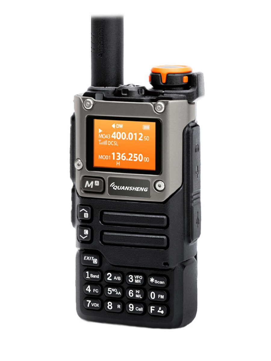 Радиостанция Quansheng UV-K5(8) V3, 1600 мАч, USB Type-C, 5 Вт, IP54