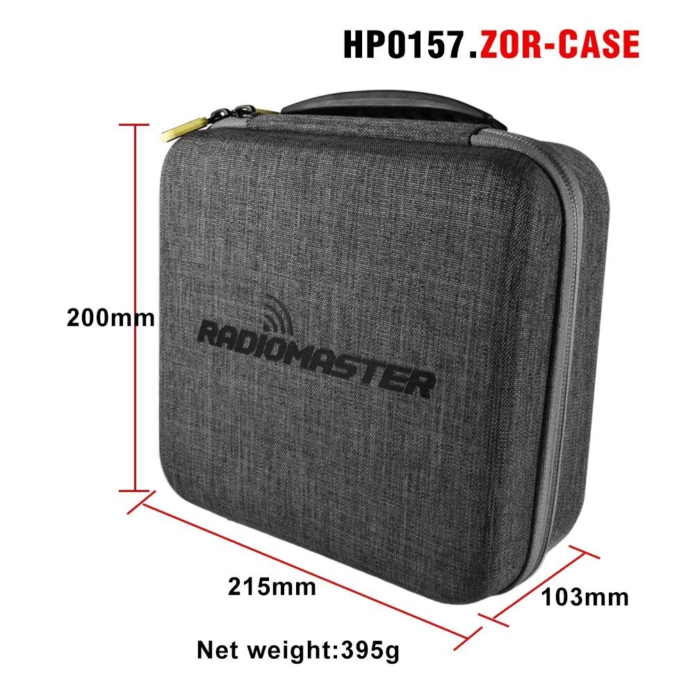 Radiomaster HP0157. ZOR-CASE Защитный кейс для аппаратуры радиоуправления, серый