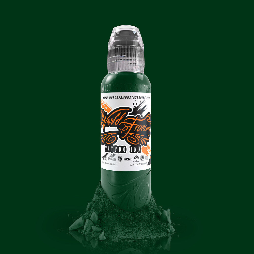 World Famous Тату Краска Ink Vegas Green - 15 мл