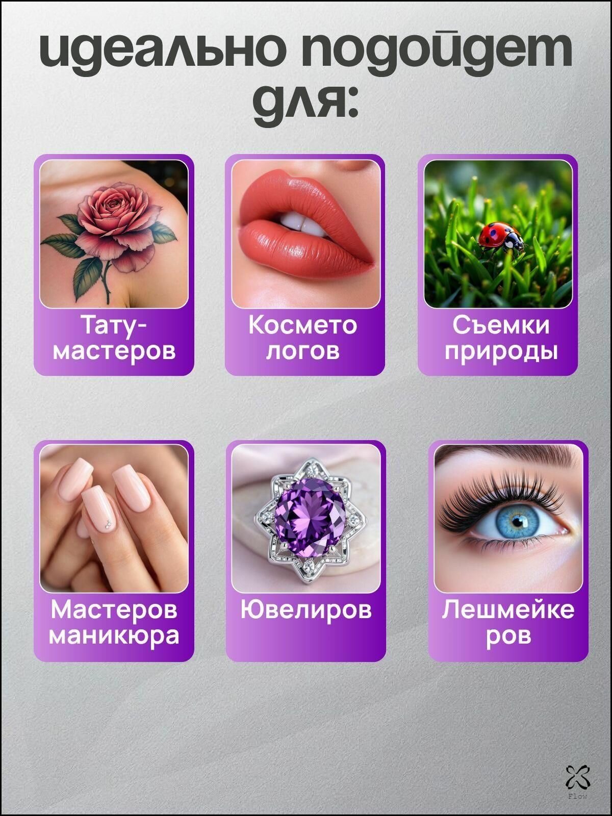 Объектив для смартфона, с подсветкой, 40х увеличение, чёрный — фото 1