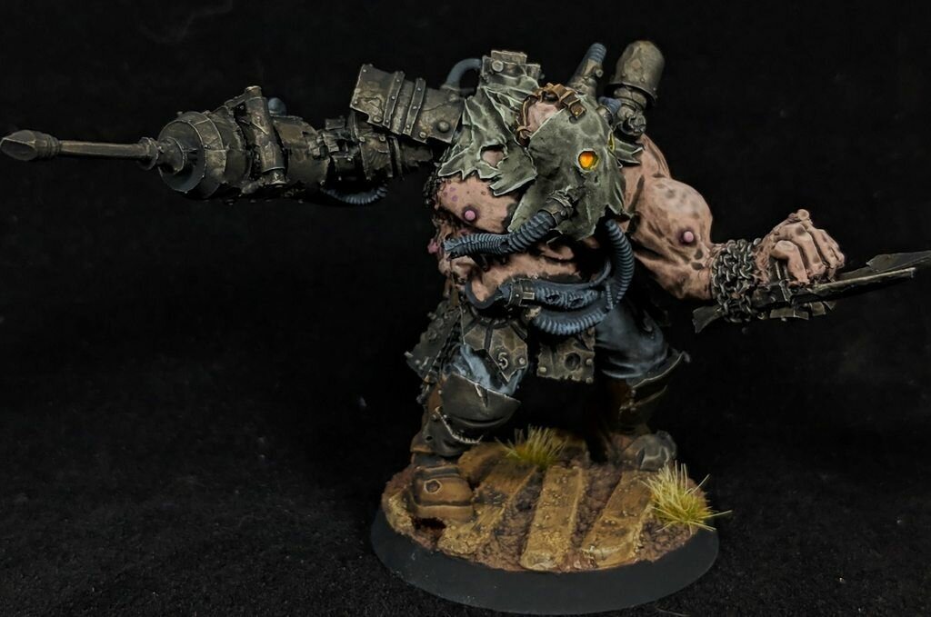 Vraksian Renegade Militia Conversion. С подставкой. Warhammer 40.000