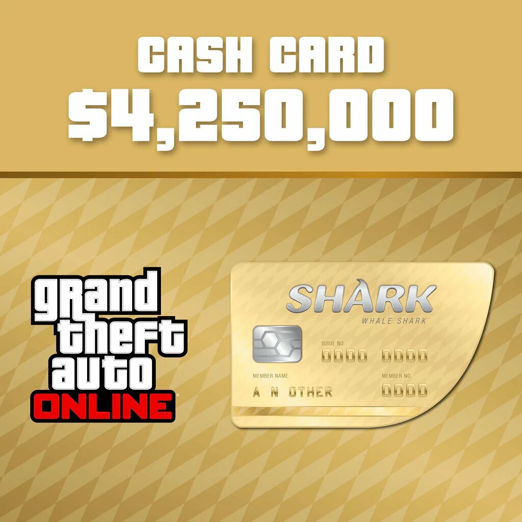 Дополнение GTA Online: Whale Shark Cash Card (PS5), цифровое издание PlayStation 5, регион Индия / код пополнения баланса