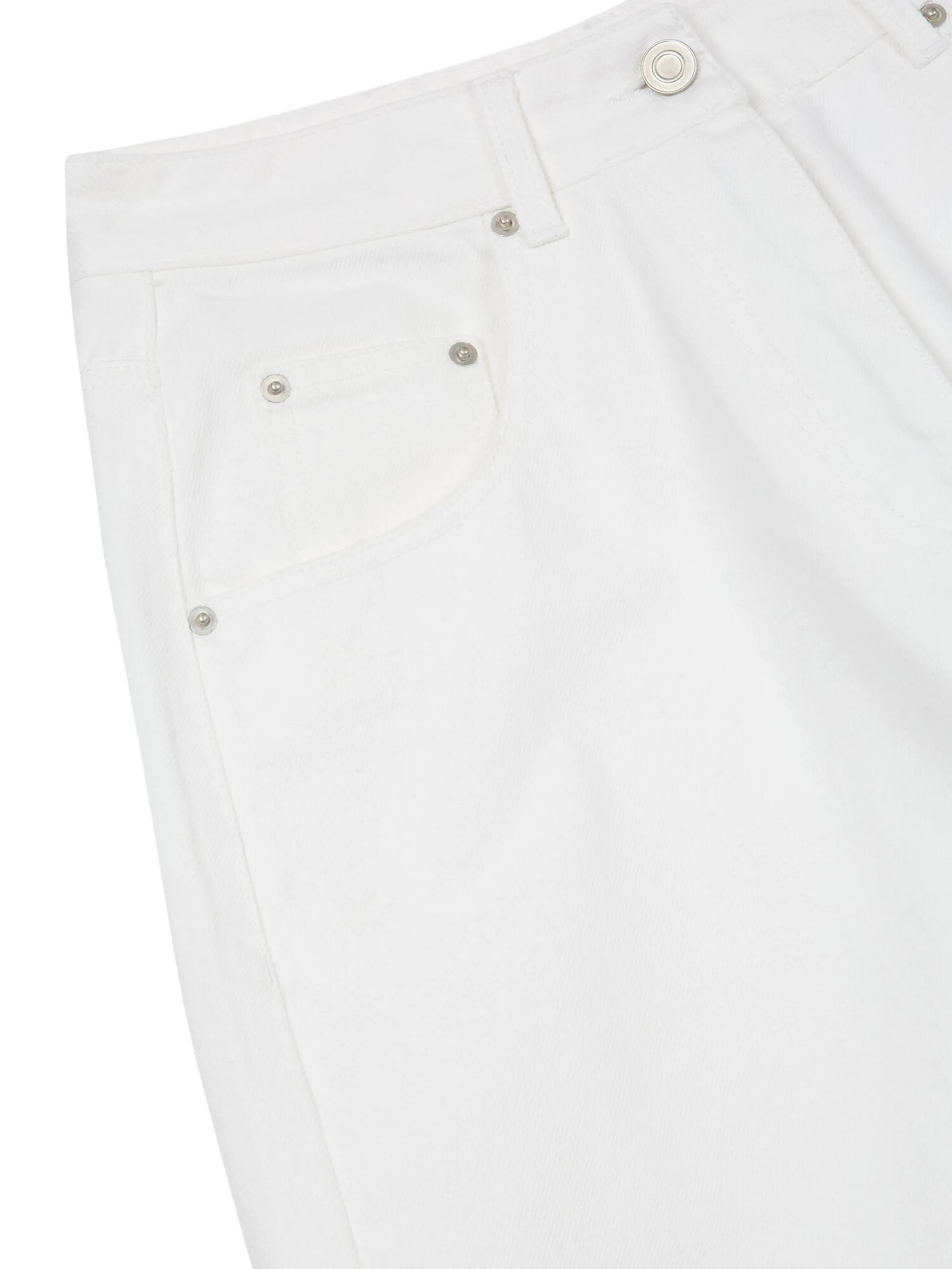 Шорты STUDIO TOMBOY Buttoned denim shorts, размер S, white — фото 1