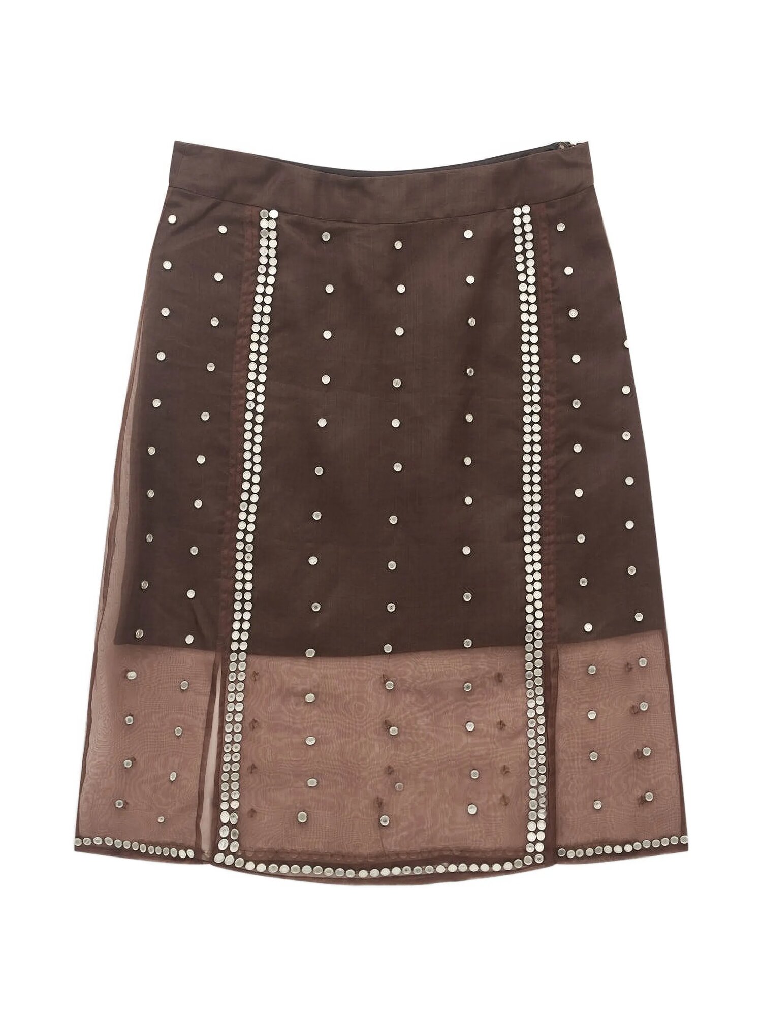 Юбка Presence studded midi skirt